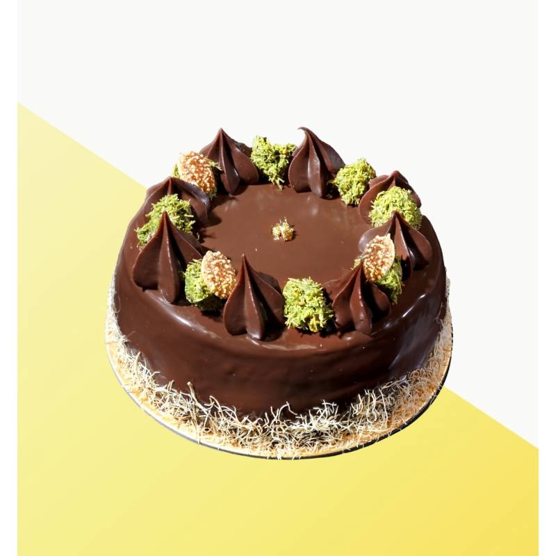 Pistachio Chocolate Kunafa Cake (3 Days Pre-Order)